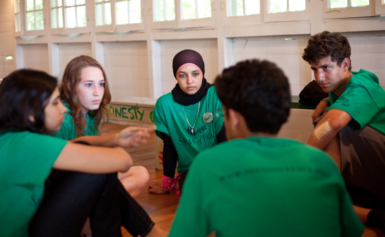 Israeli and Palestinian Teens Confront Each Other Peacefully at a Camp ...